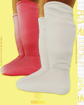 Second Life Marketplace - Admirable- Knee-High Socks.(Basics)